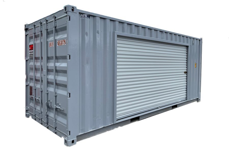 20’ Container With 12' Roll Up Door - ATS Containers