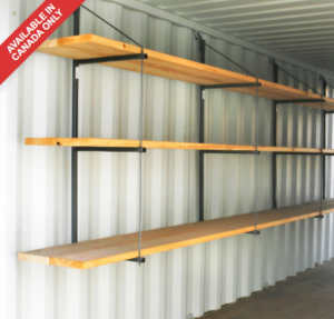 Container Accessories & Parts - Sea Can Shelves, Locks, Racking